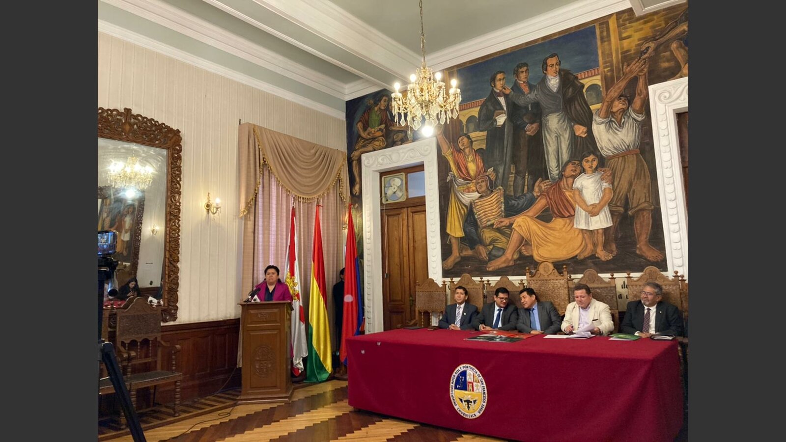 Usfx Y Helvetas Firman Convenio Helvetas